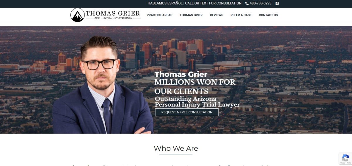 Mesa AZ Personal Injury Lawyers | Thomas Grier Injury & Car Accident ...
